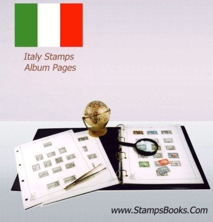 Italy Stamps Album Pages ( 1862 To 2025 ) | StampsBooks.com